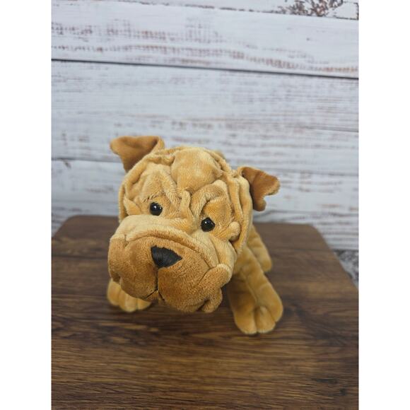 GANZ | Toys | Ganz Webkinz Shari Pei Puppy Dog Brown Carmel Wrinkle ...